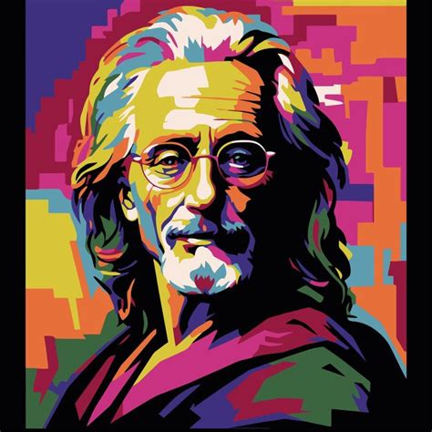 Premium Vector Illustration Of An Old Man In Pop Art Style
