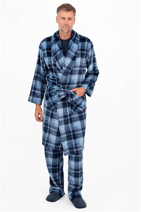 Pantalon de pyjama à jambe droite en peluche polaire Colour blue