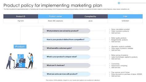 Product Implementation Plan Slide Team