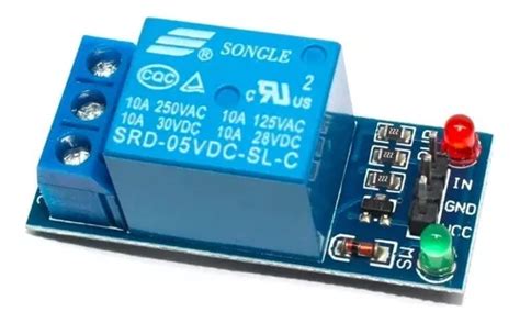 Modulo Rele Canal Led Indicador Para Arduino Pi Pic V A MercadoLivre