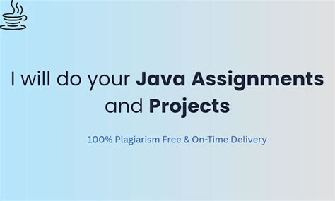 Do Java Assignments Debug Code And Build Clean Java Projects By Javabypankaj Fiverr