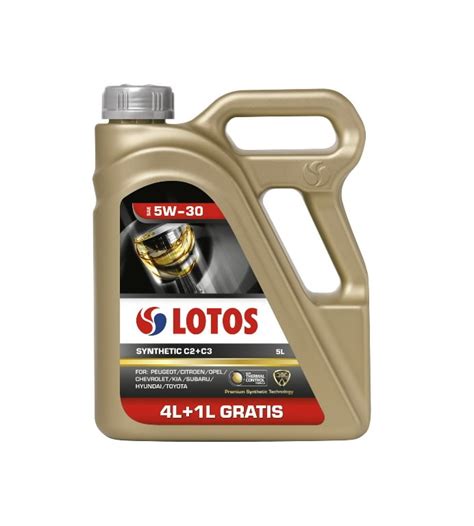 Motor oil LOTOS SYNTHETIC C2+C3 5W30 4+1L, Lotos Oil, lotos-oil ...