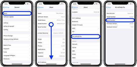 how to find your airpods pro serial number