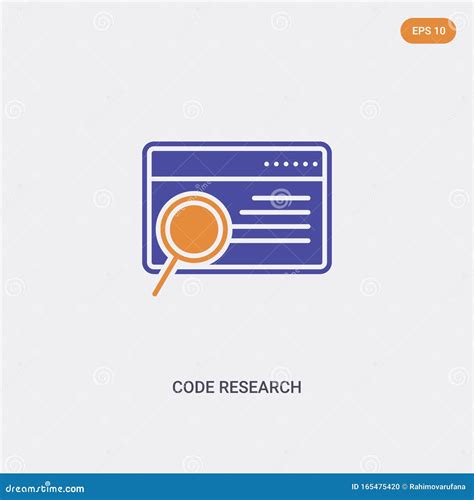 Two Color Code Terminal Vector Icon From Programming Concept Isolated Blue Code Terminal Vector