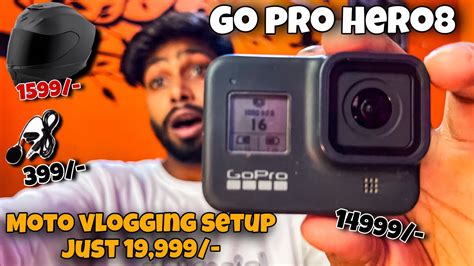 How To Start Motovlogging Moto Vlogging Setup Under 20000 😍 Youtube