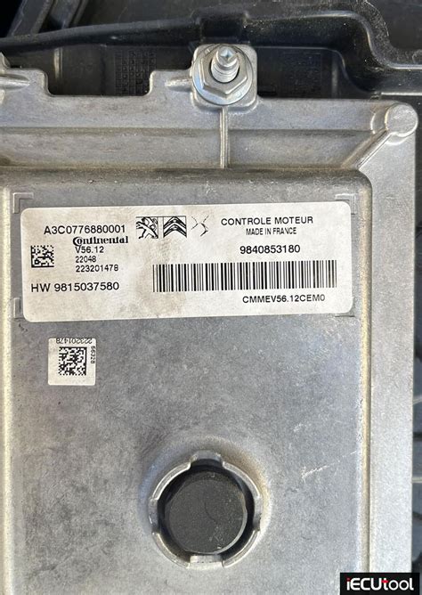 Foxflash Or KESS3 To Read Peugeot 208 Valeo V56 12 ECU IECUTOOL