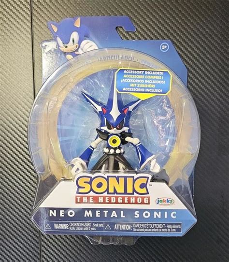 Sonic The Hedgehog 4 Inch Figure Neo Metal Sonic With Electric Wand £