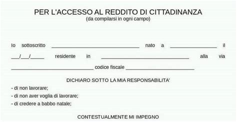 I Falsi Moduli Per La Richiesta Del Reddito Di Cittadinanza