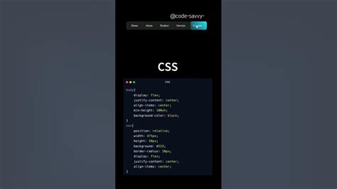 Animated Navbar With Html And Css Html Css Web Developer Beginners Programming Trending