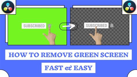Fast Green Screen Removal In Davinci Resolve 16 YouTube