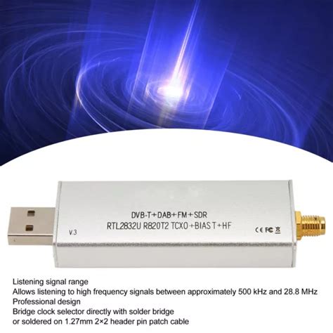 RTL SDR BLOG V3 R820T2 TCXO Ricevitore Professionale SMA Software