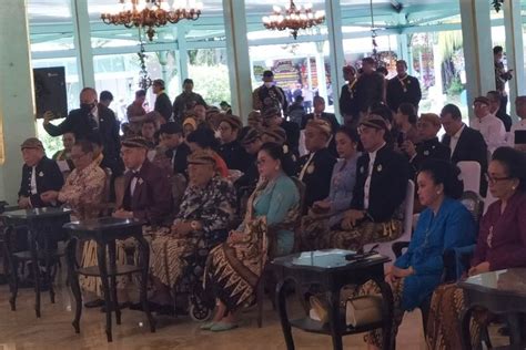 Hari Ini Peringatan Setahun Bertakhta Mangkunegara X Duduk