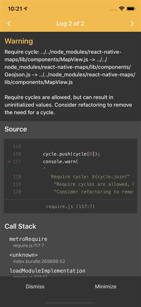 Circular Dependency Issue In The Module · Issue 3525 · React Native Mapsreact Native Maps · Github