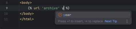 Named Tags In Django Templates Pycharm Documentation
