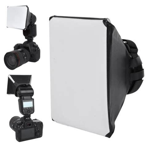 Universal Rectangle Shape Speedlite Softbox Diffuser For Camera Flash