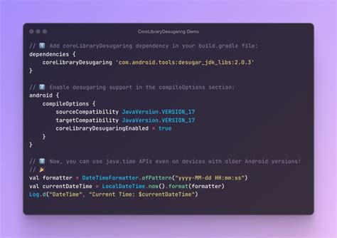 Androiddev Kotlin Javatime Desugaring Mobiledevelopment Threetenbp