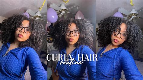 Curly Hair Routine Youtube