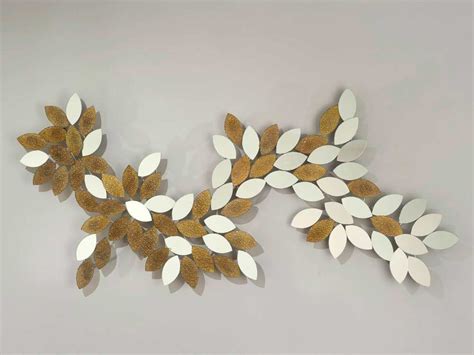 Wall Art Bronze Colored Glass With Mirror Nl127 Design Accessories