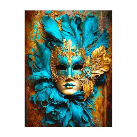 5d Diy Diamond Painting Kitmasked Man Diamond Artmosaic Embroidery