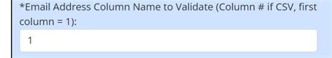 quick and easy email validation in a dataset tutorial