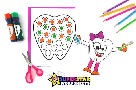 Tooth Outline Printable Mouth Teeth Drawing Black And White Stock