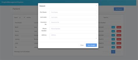 Hospital Management System Python