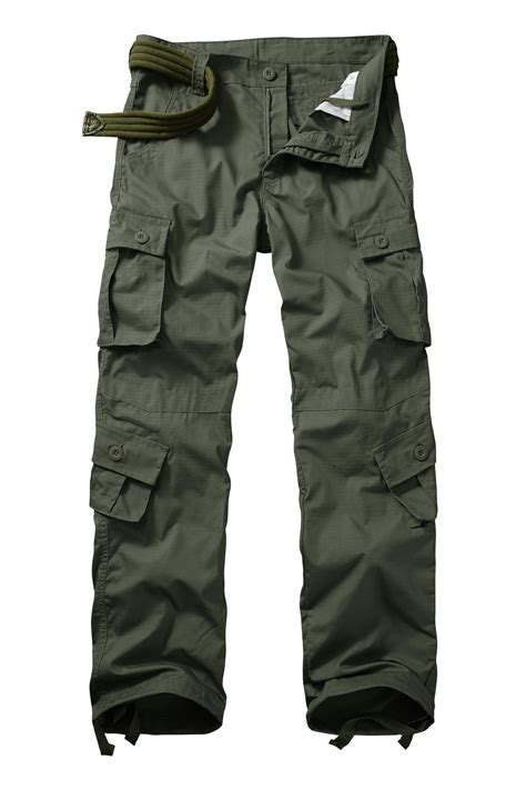 Trgpsg Mens Casual Tear Rsesistant Work Cargo Pant Camo Outdoor Hiking