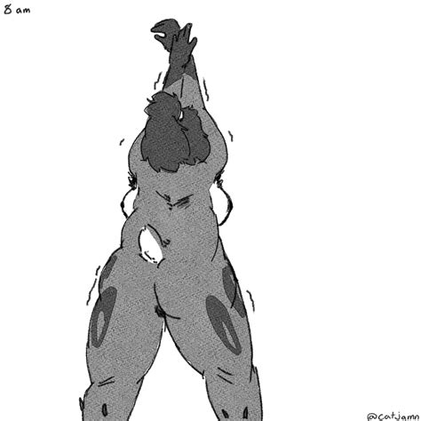 Rule 34 Anthro Armpit Hair Ass Back Boob Body Hair Breasts Catjam