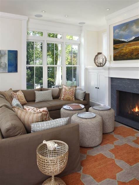 Decoración De Salas De Color Marrón Cómo Arreglar Los Muebles En Una