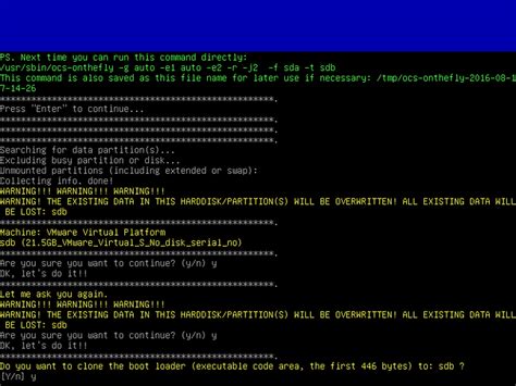 Cara Mengkloning Atau Cadangan Disk Linux Menggunakan Clonezilla