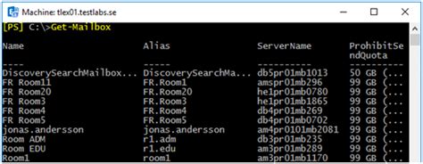Exchange Management Shell Common Tasks