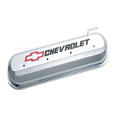 Ecklers Cleaned Item Name Valve Cover Ls V8 Conversion Chrome With Recessed Red And Black