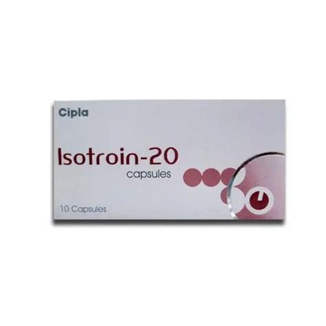 Isotretinoin Capsule Isotroin 20 For Commercial Packaging Type