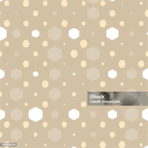 Latar Belakang Coklat Geometris Abstrak Dengan Segi Enam Dengan Warna