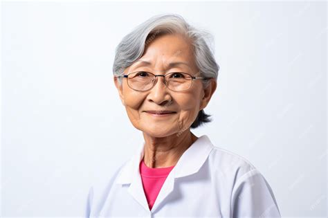 Premium Ai Image A Woman With Glasses And A Pink Shirt