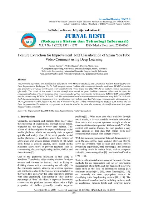 pdf feature extraction for improvement text classification of spam