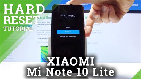 How To Hard Reset Xiaomi Mi Note 10 Lite Bypass Screen Protection