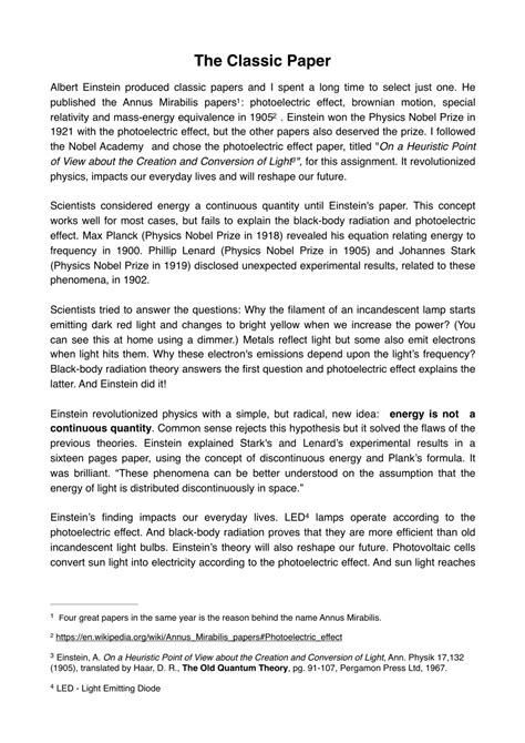 Pdf The Classic Paper