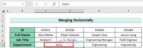 How To Merge And Center Selected Cells In Excel 4 Ways