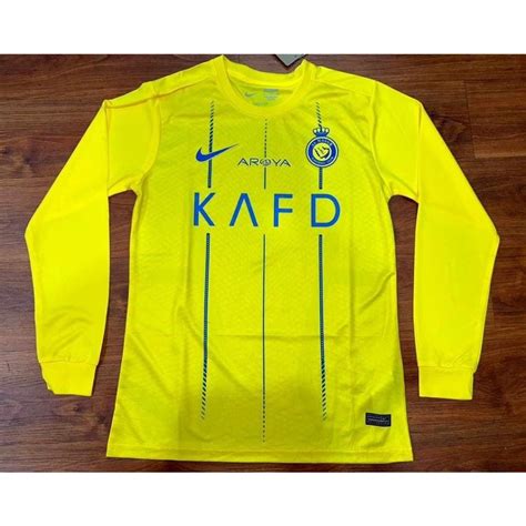 Jual Jersey Al Nassr Home 2023 2024 Lengan Panjang Terbaru 2023 2024