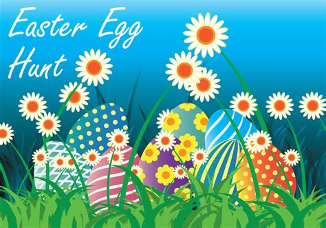 Easter Egg Hunt Vector Illustration 147239 Vector Art At Vecteezy