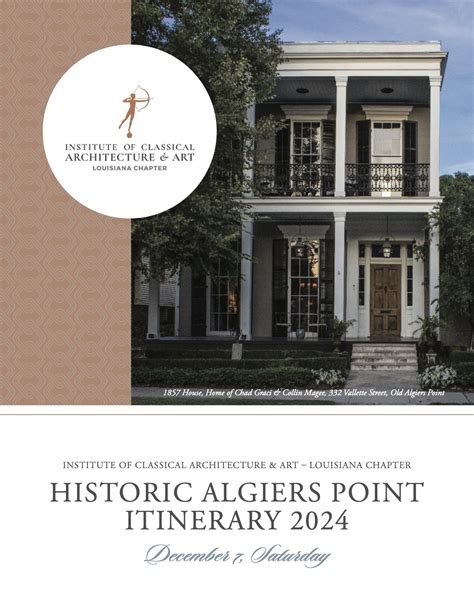Old Algiers Walking Tour Institute Of Classical Architecture And Art