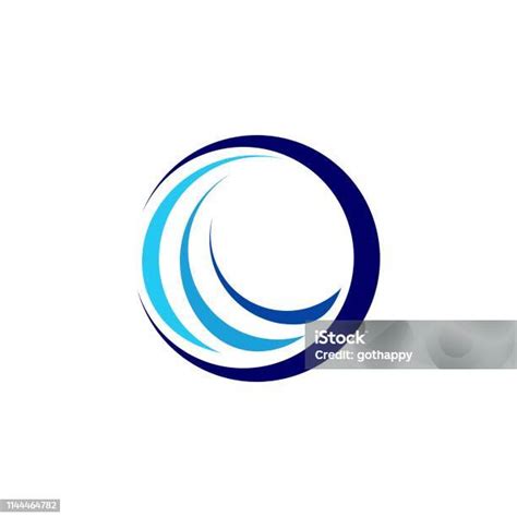 글로벌 서클 구 요소 로고 기호 아이콘 추상 소용돌이 라운드 로고 기호 아이콘 벡터 디자인 원형에 대한 스톡 벡터 아트 및 기타 이미지 원형 파도 패턴 로고 Istock