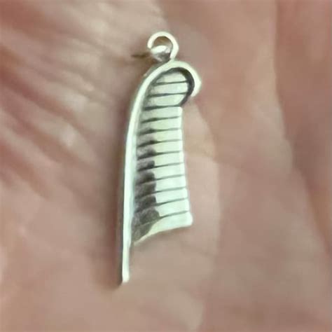 Feather Of Maat Ancient Egyptian Amulet Sterling Silver Lost Wax