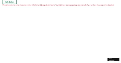 Carbon Quickstart Typescript Codesandbox