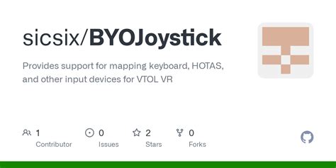 GitHub Sicsix BYOJoystick Provides Support For Mapping Keyboard HOTAS And Other Input