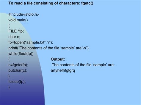 Ppt Mastering File Handling In C Programming Powerpoint Presentation