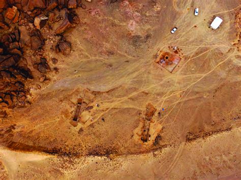 Drone View Of The Excavation Area A Upper Right Hand Side Area B Download Scientific Diagram