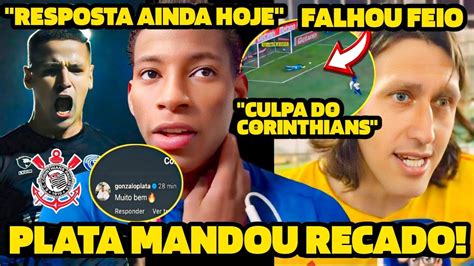EITA GONZALO PLATA ANIMA TORCIDA CÁSSIO FALHA E ALEX ARCE NO