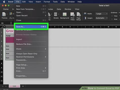 Ways To Convert Excel To PDF WikiHow